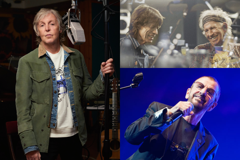 Paul McCartney & Ringo Starr Recording With The Rolling Stones | Flipboard